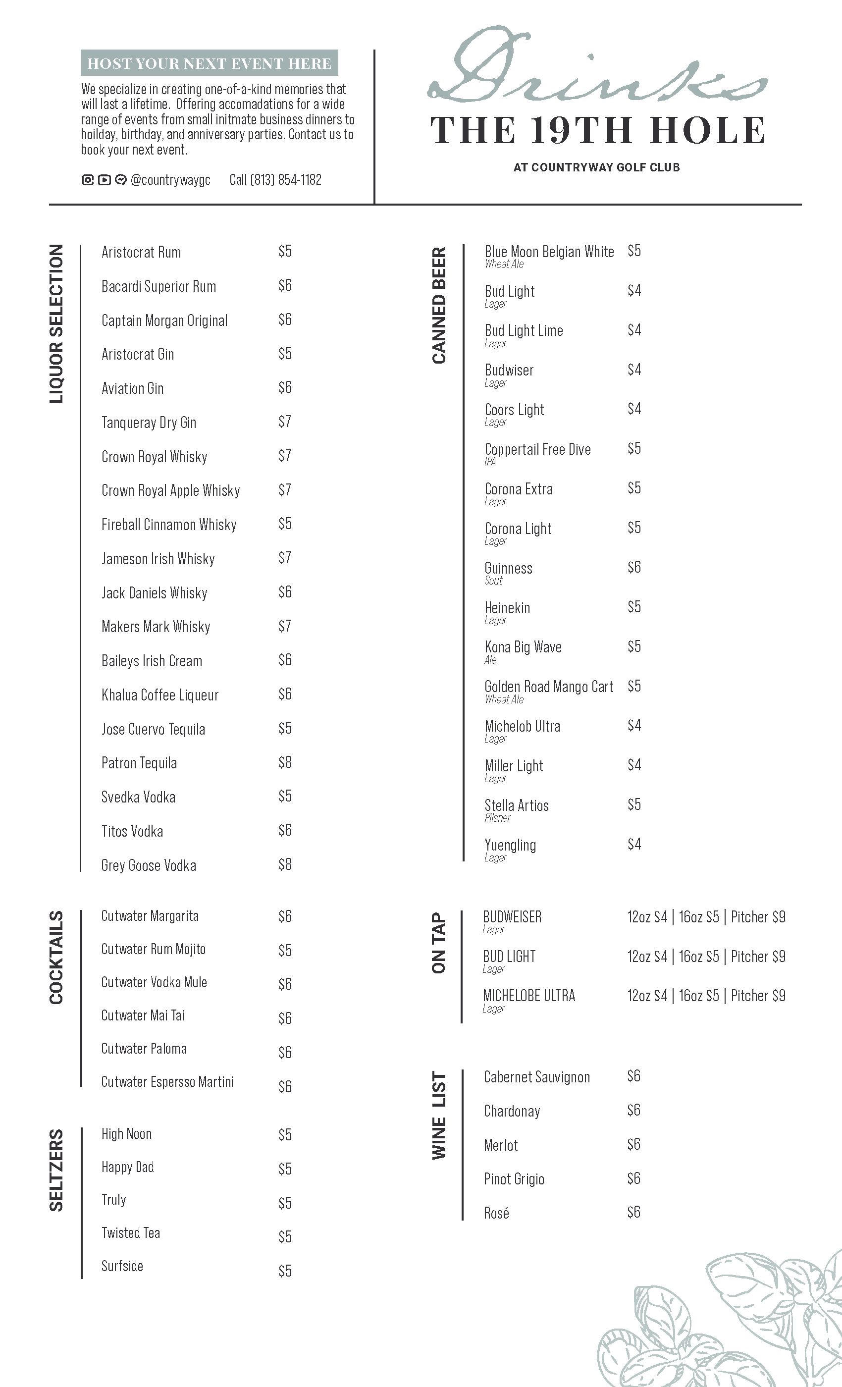 The 19TH Hole at Countryway - Countryway Golf Club